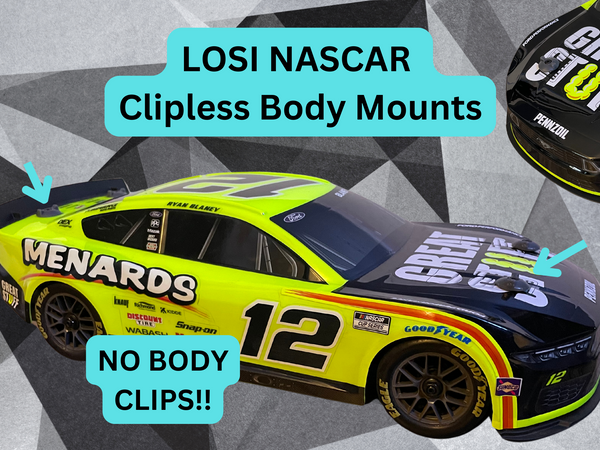 Clipless Body Mounts for Losi NASCAR – Fine Laser Designs